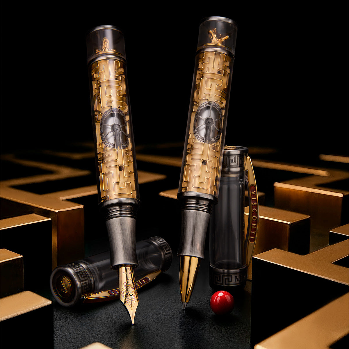 Visconti Maze Collection Fountain Pen and Rollerball – The Pen Counter